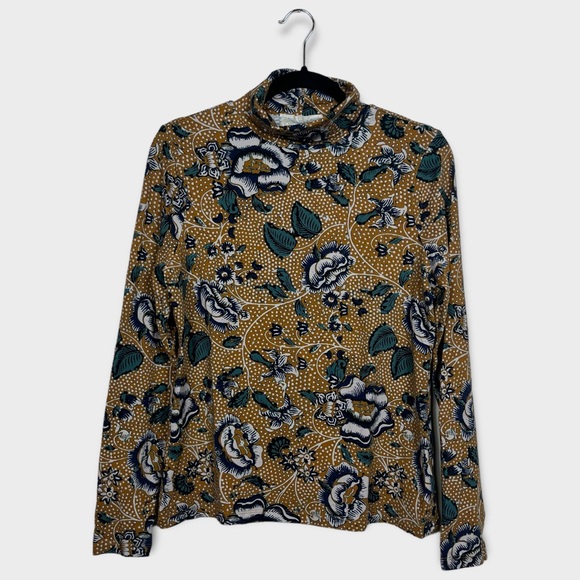 Peruvian Connection | Tops | Peruvian Connection Floral Turtleneck Size ...